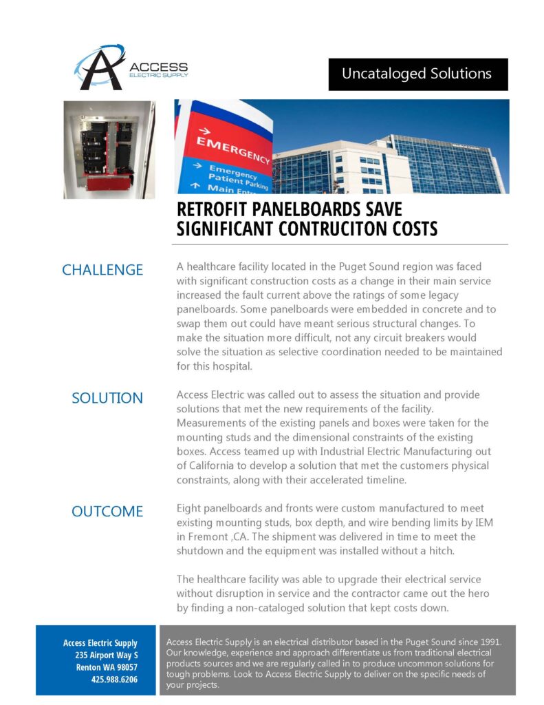 Retrofit Panelboards Save Significant Construction Costs - Access ...